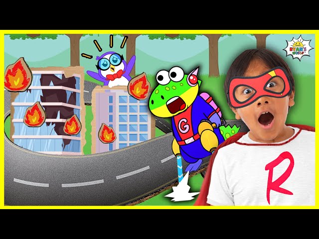 Ryan's Friend Teamed up to be Superheroes like Ryan! - Videos For Kids