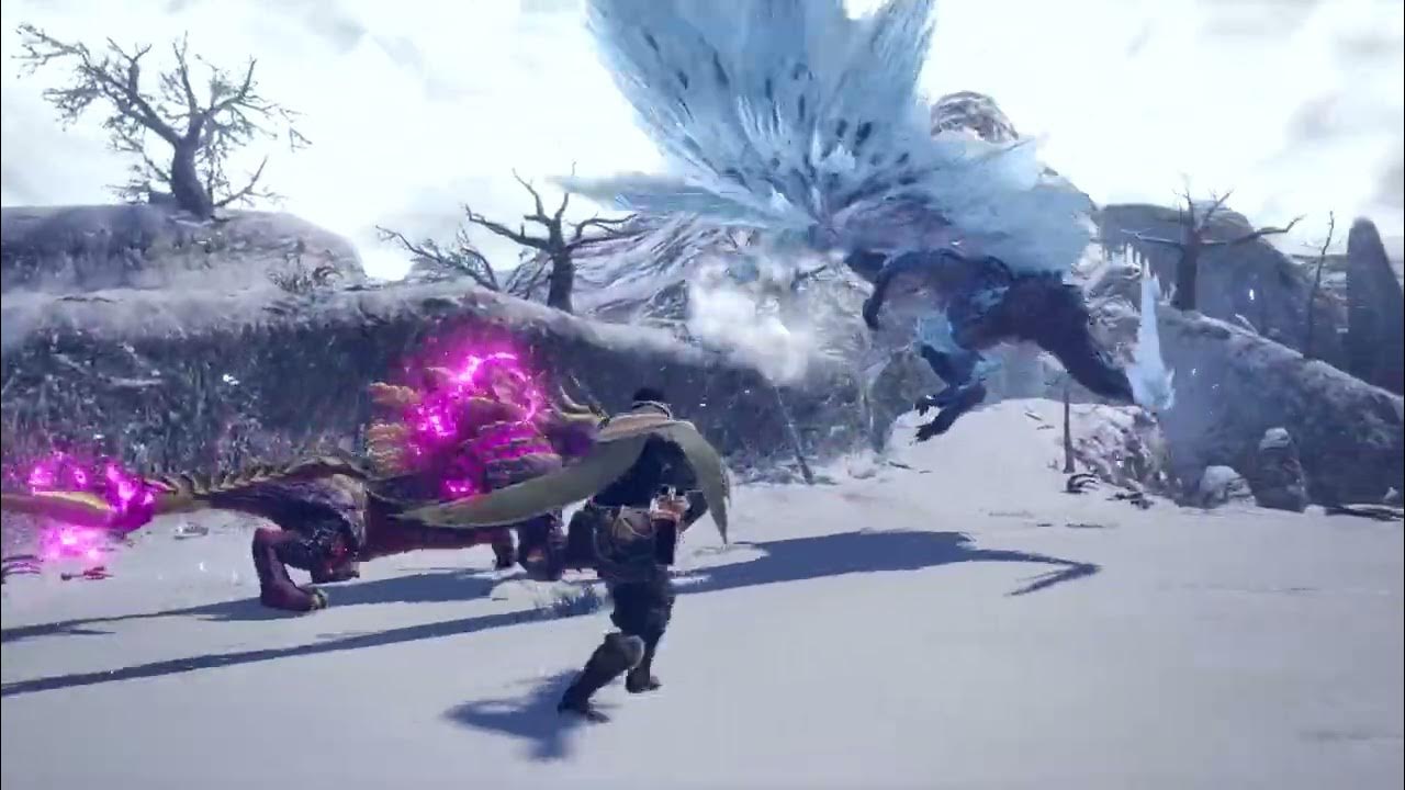 Monster Hunter Rise: Sunbreak - Velkhana Versus Magnamalo Turf War Showcase - YouTube