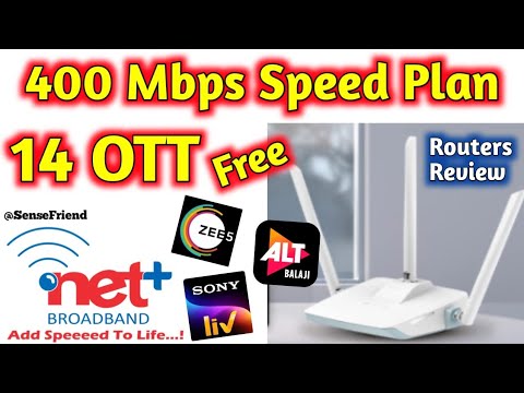 NETPLUS Broadband providing 400 Mbps Speed Plan + 14 OTT Subscription ...