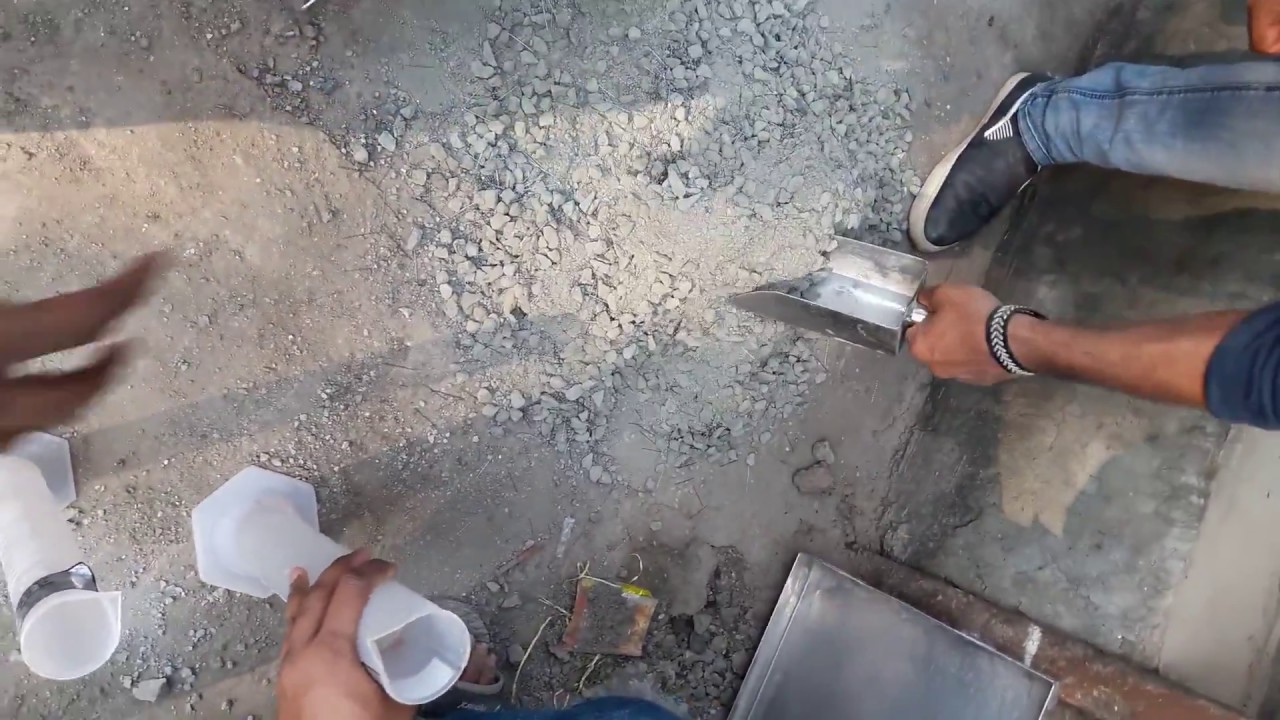 STEEL FIBER REINFORCED CONCRETE - HAND MIXING - YouTube