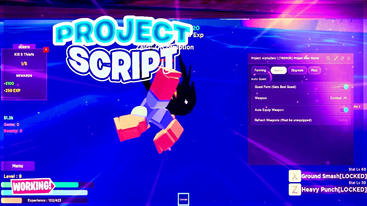 Project New World Script - Quests Farm | Farm Fruits | Chest Farm Money ...