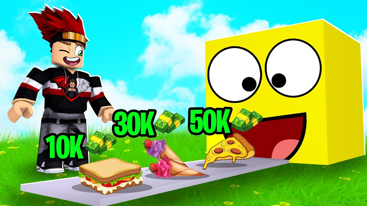 Hranim Cel Mai Gras NOOB in Roblox Eating Noob Tycoon - YouTube