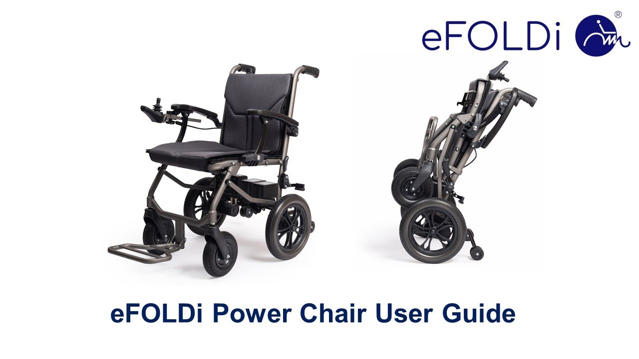eFOLDi Power Chair Instructions - YouTube