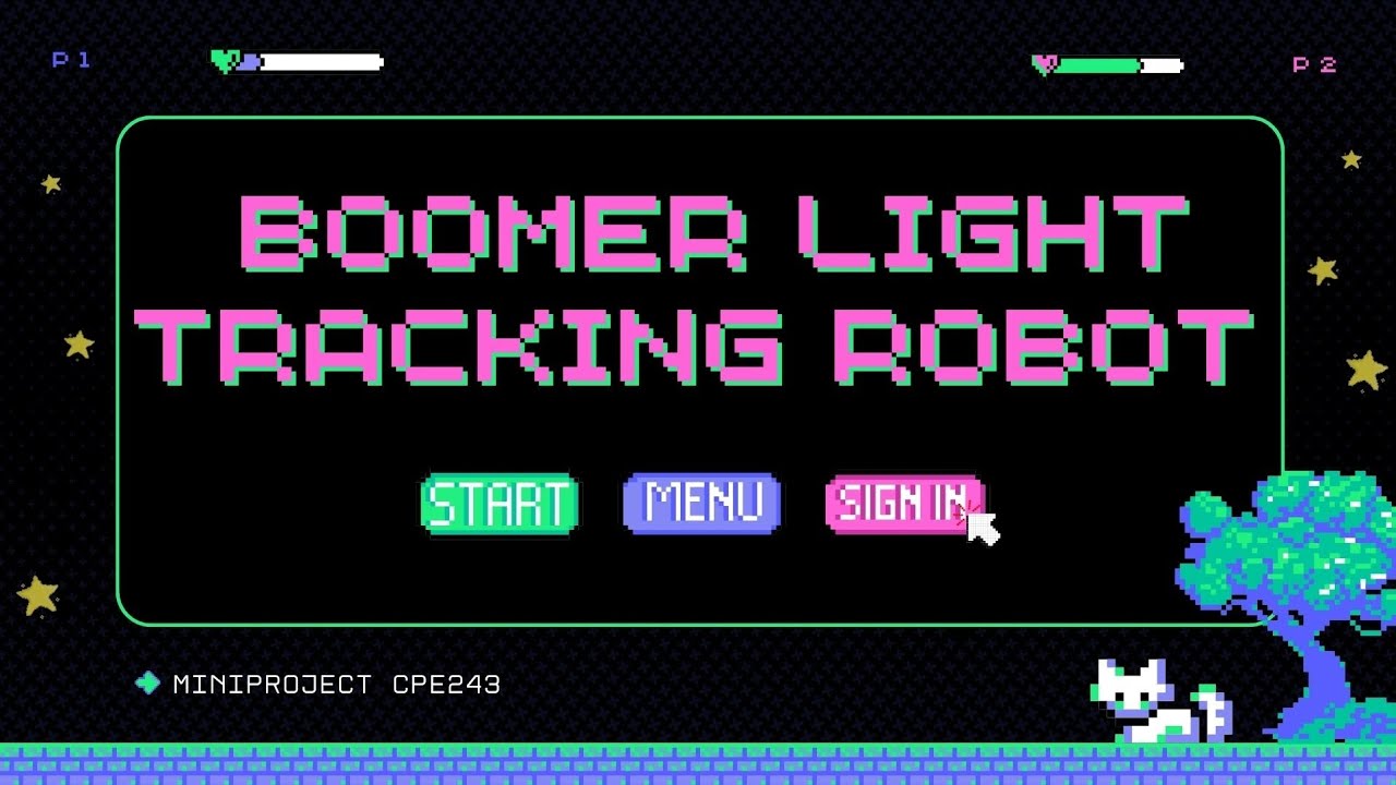 cpe243 Light Tracking robot - YouTube