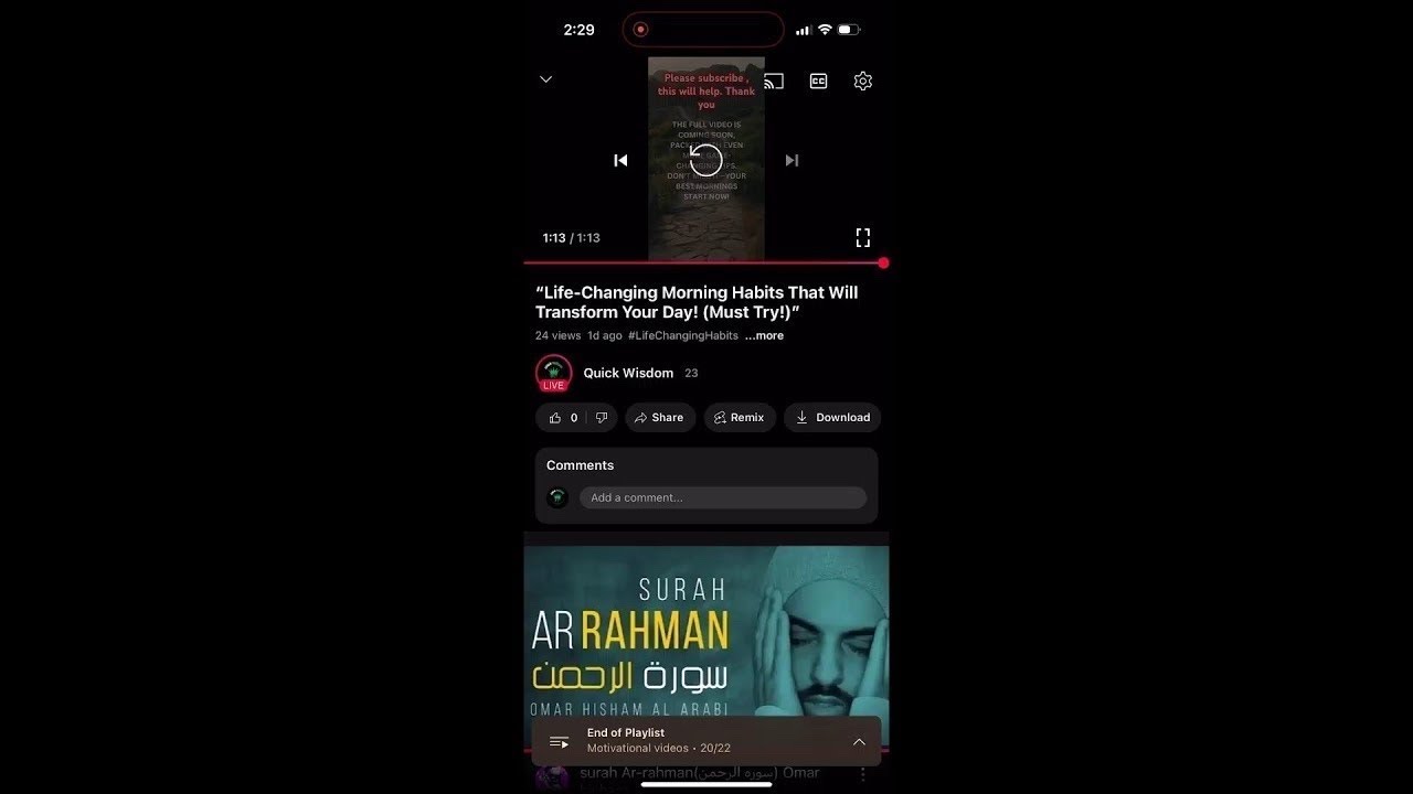 Live streaming of Quick Wisdom - YouTube