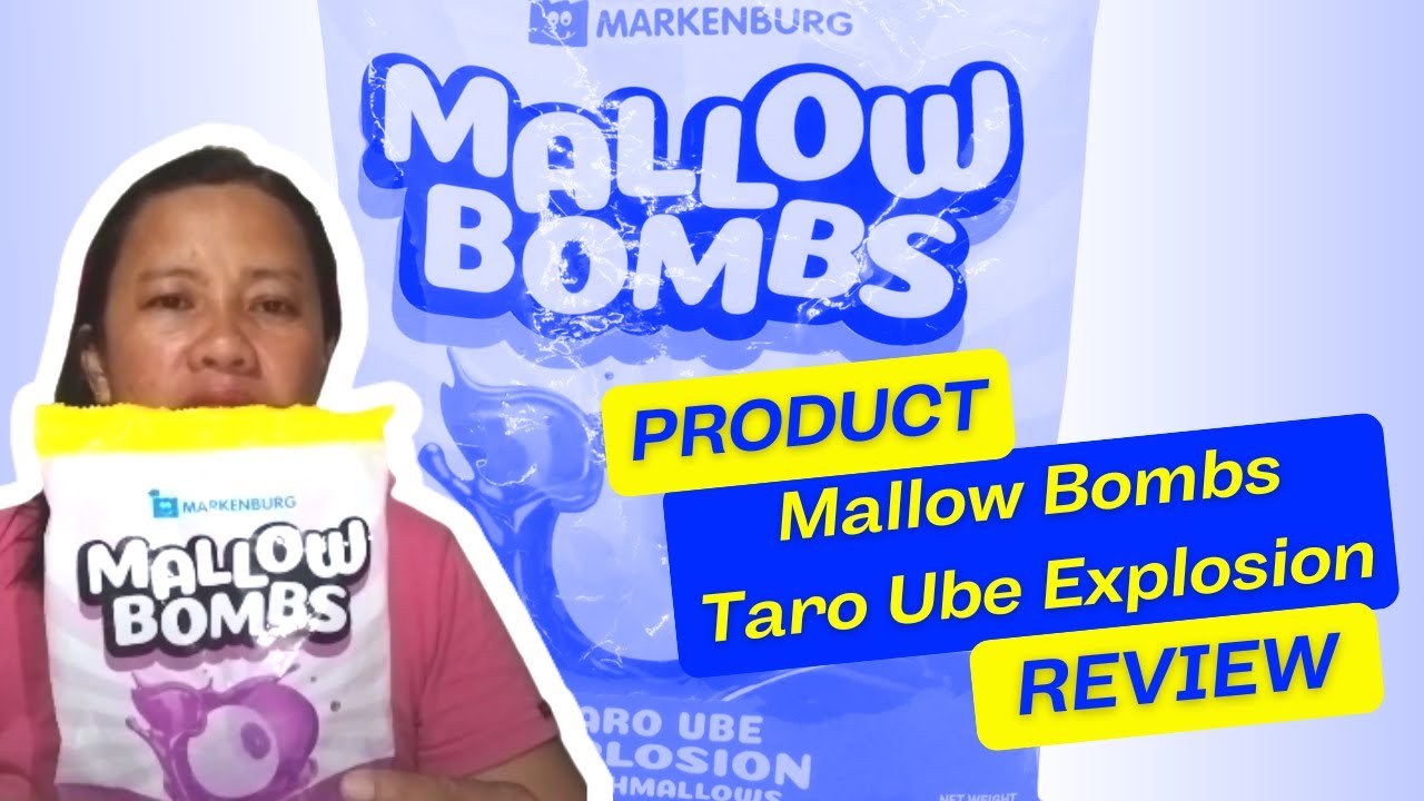 MALLOW BOMBS Taro Ube Explosion Marshmallow | Food Review | 0310 - YouTube