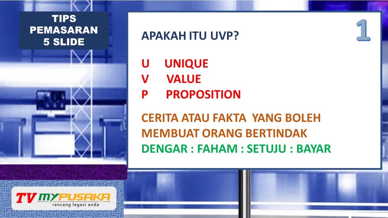 TIP PEMASARAN 5 SLIDE: UNIQUE VALUE PROPOSITION - YouTube