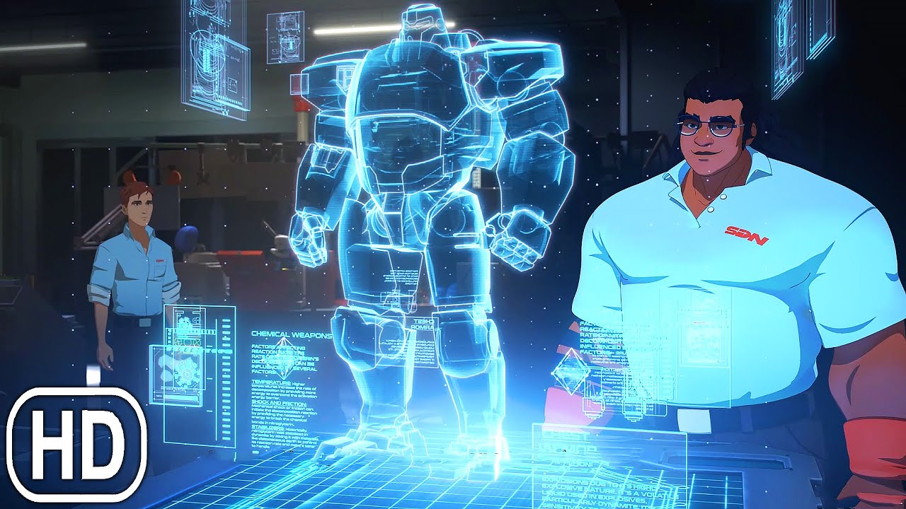 Dispatch – Royd Reveals Mecha Man New Suit Design Scene - YouTube