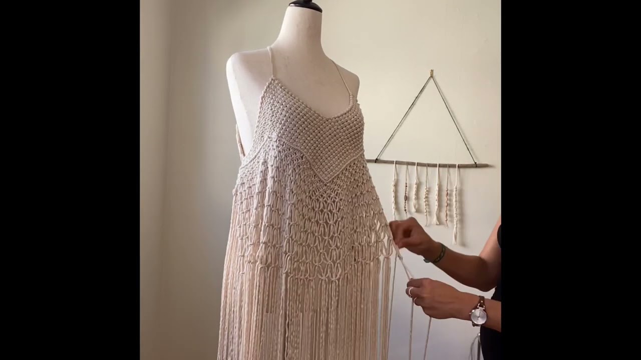 Macrame Dress - YouTube