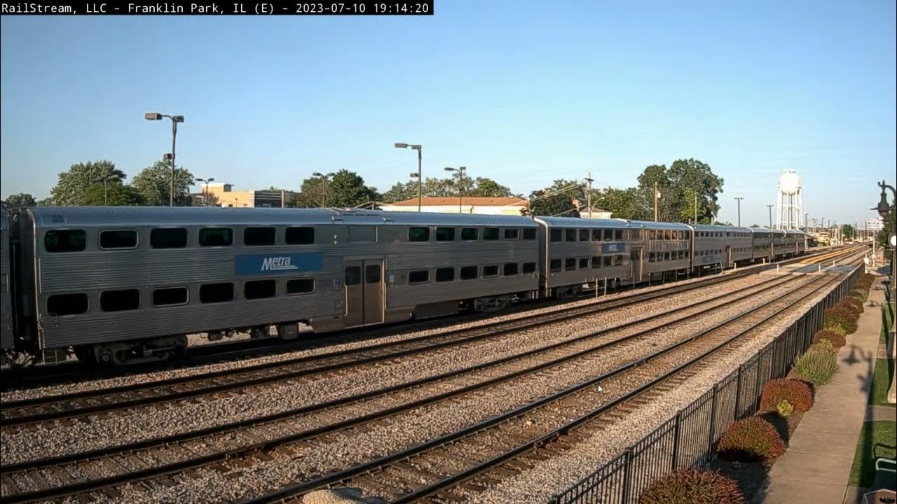 Metra 405 Railstream FP Cam - YouTube