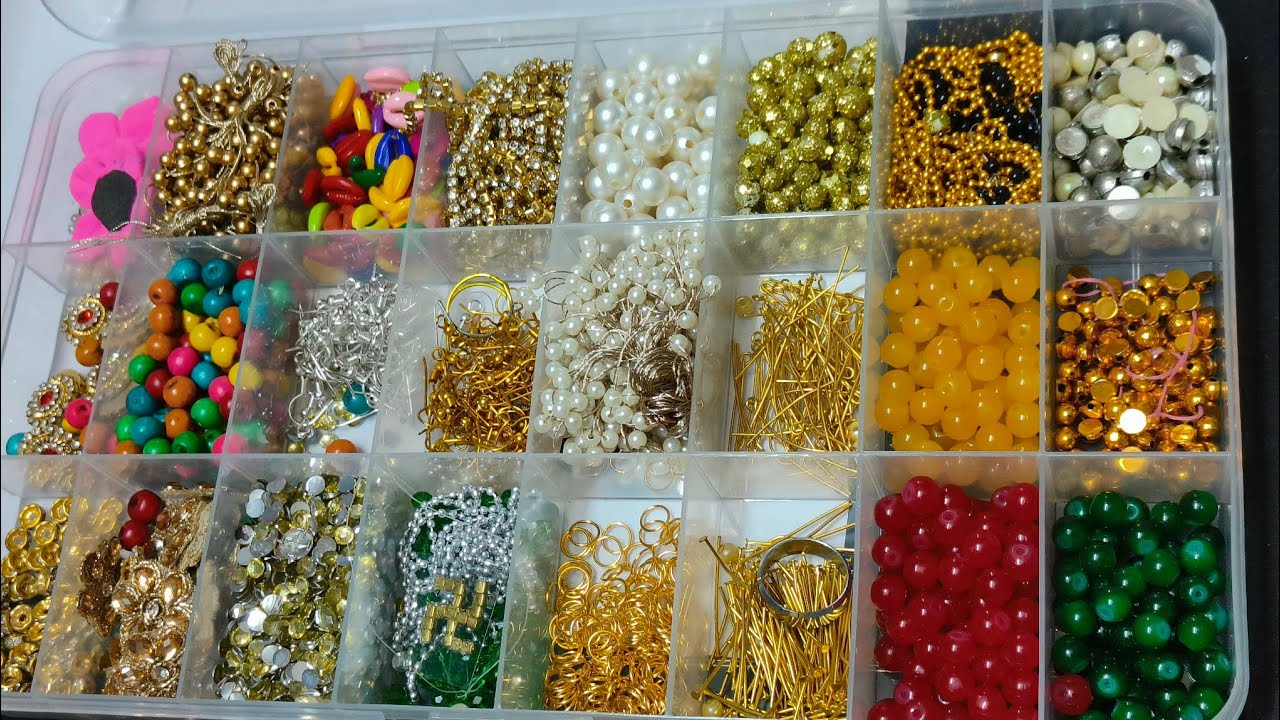 DIY - Organizer Jewellery box | DIY Jewellery making storage box - YouTube