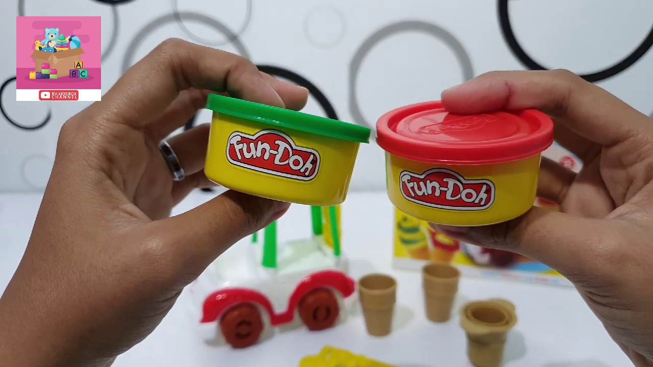 Mainan Play Doh Ice Cream - How To Make Ice Cream With Toy # Van - YouTube