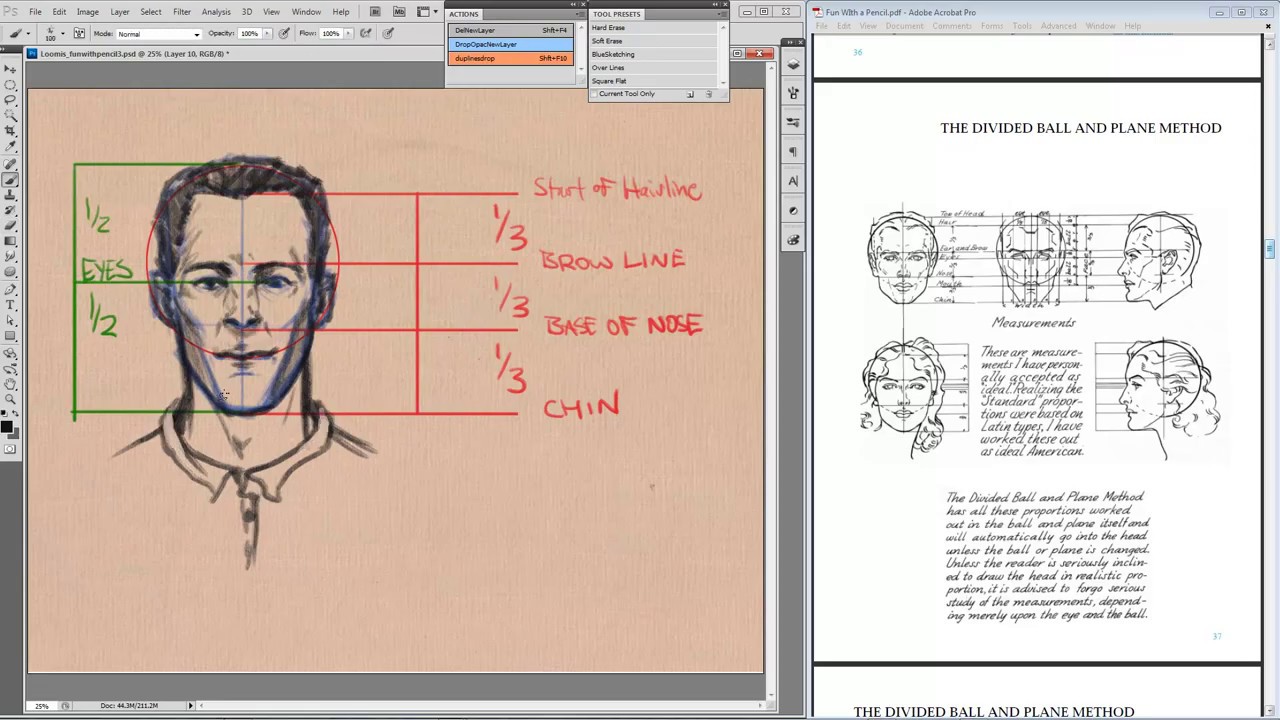 Fun with a Pencil Part 12 (Divided Ball and Plane Method) - YouTube