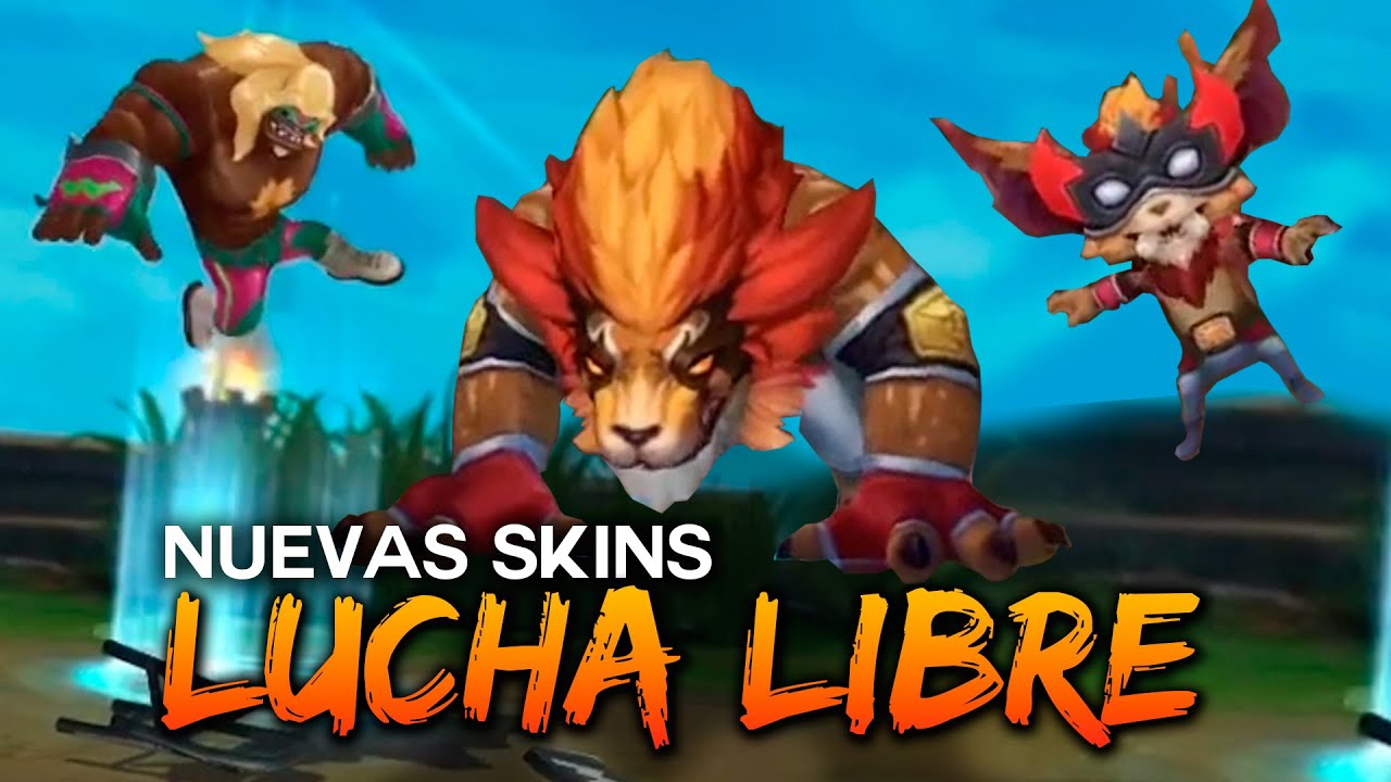 EL MACHO MUNDO Y EL LEÓN GNAR | Nuevas Skins League of Legends - YouTube