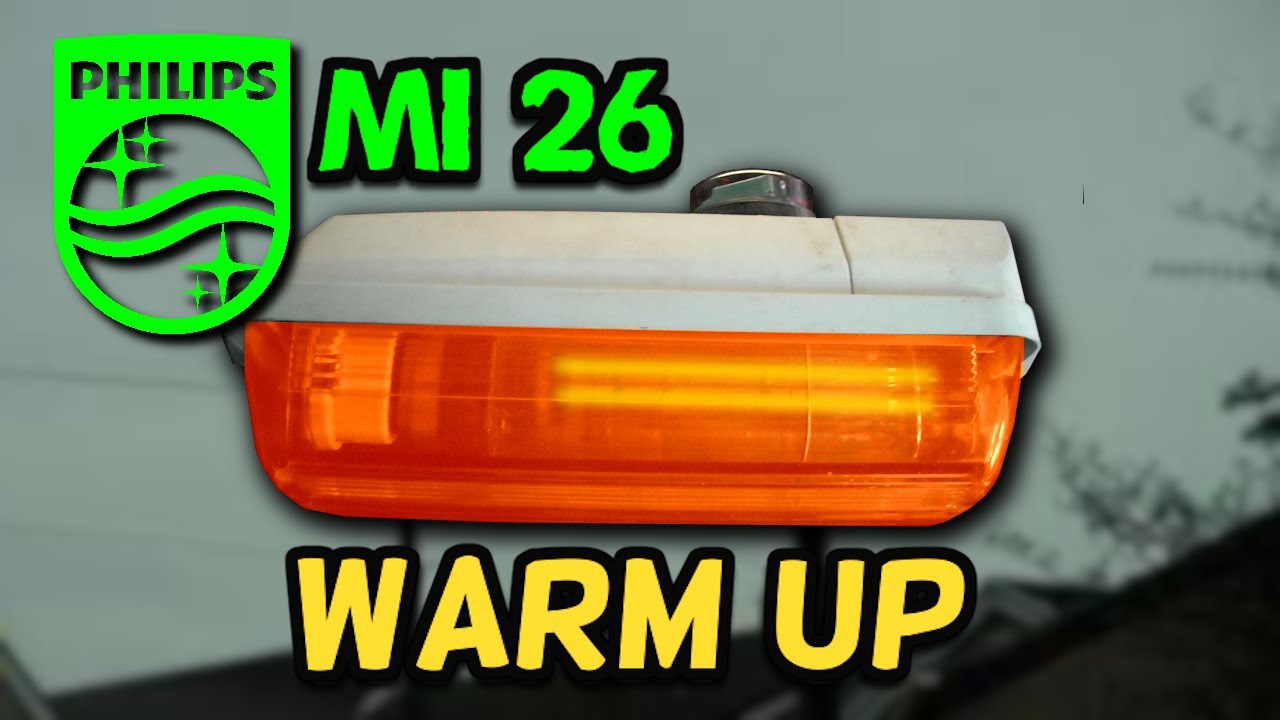 Philips MI 26 (26W SOX LPS) Street Light Lantern Warm Up! - YouTube