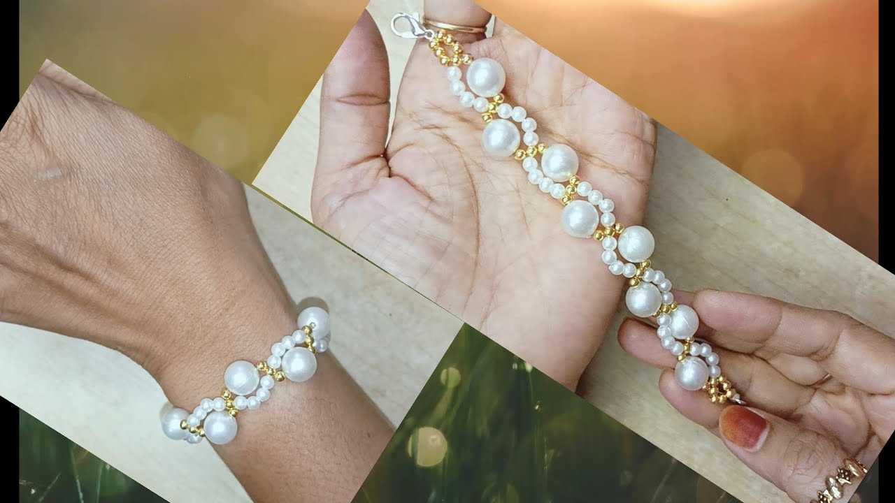 DIY Beautiful And Easy Bracelet 🥰 | How To Make Bracelets At Home - YouTube