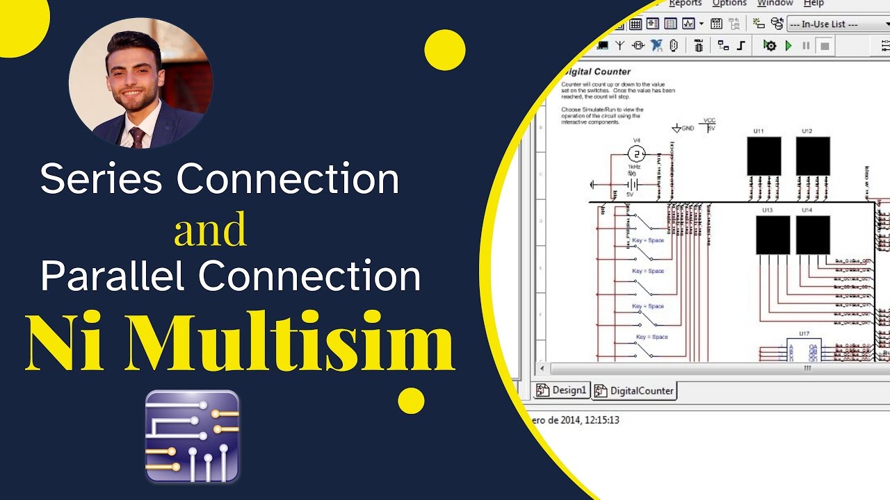 التوصيل على التوالي والتوازي في برنامج ملتيزمSeries Connection and ...