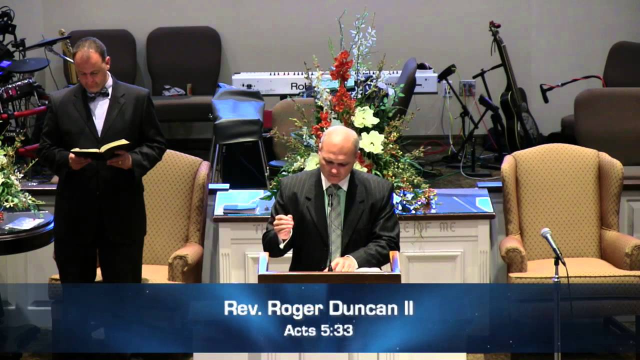 Rev. Roger Duncan II - Testimony of Gamaliel - YouTube