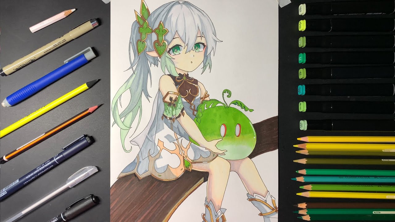 Drawing genshin impact characters - Nahida Dendro Archon Genshin impact ...