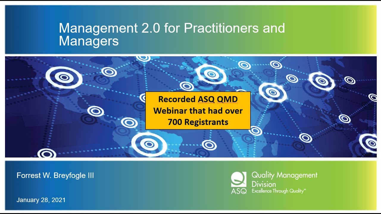 ASQ Quality Management Division Webinar: Management 2.0 for ...