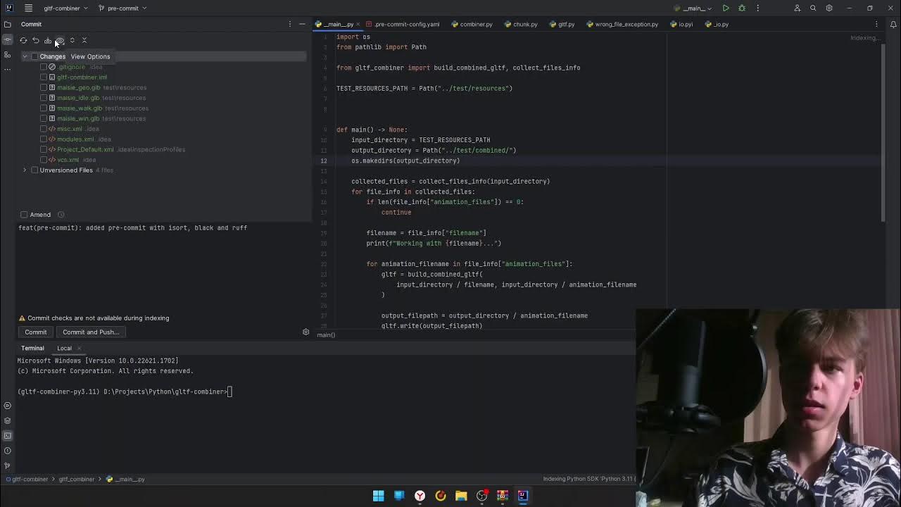 Пишем код на Python. Работаем с gltf - YouTube