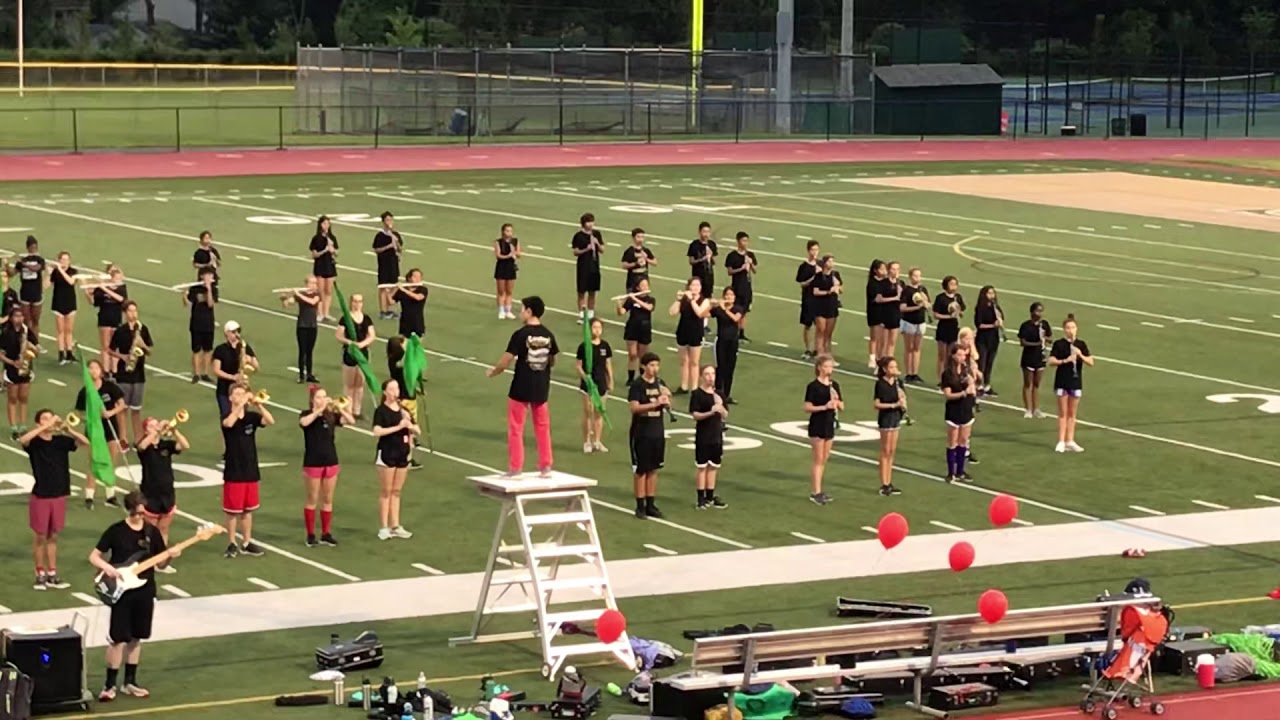 Langley Marching Saxons - Parent Performance 8/23/2019 - YouTube