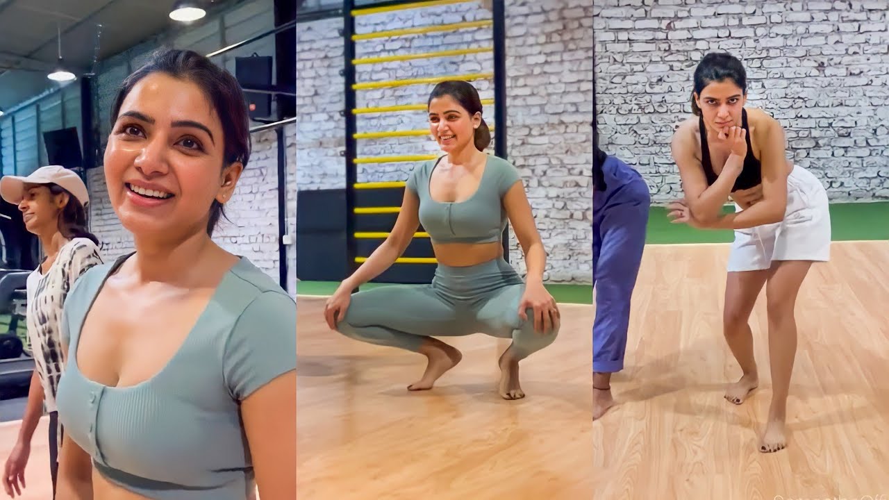Samantha dance practice #ooantavaooooantava #samantha #pushpa - YouTube