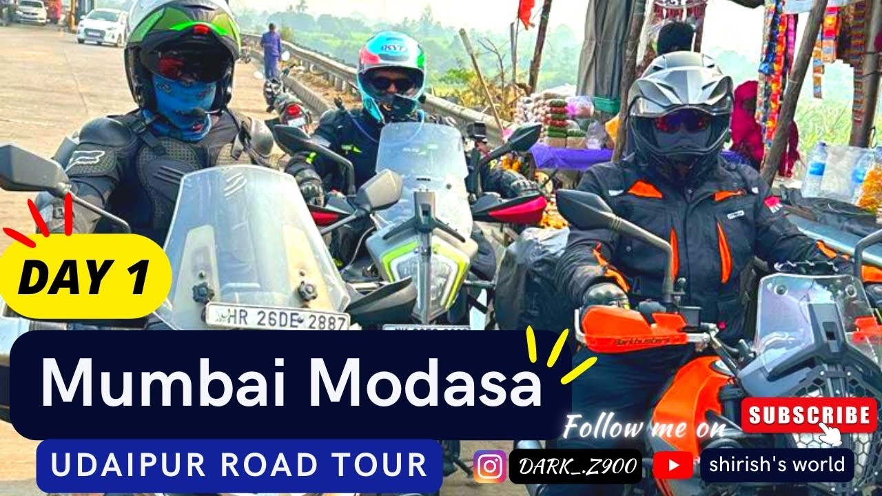 Day 1 Mumbai Modasa Udaipur Tour - YouTube