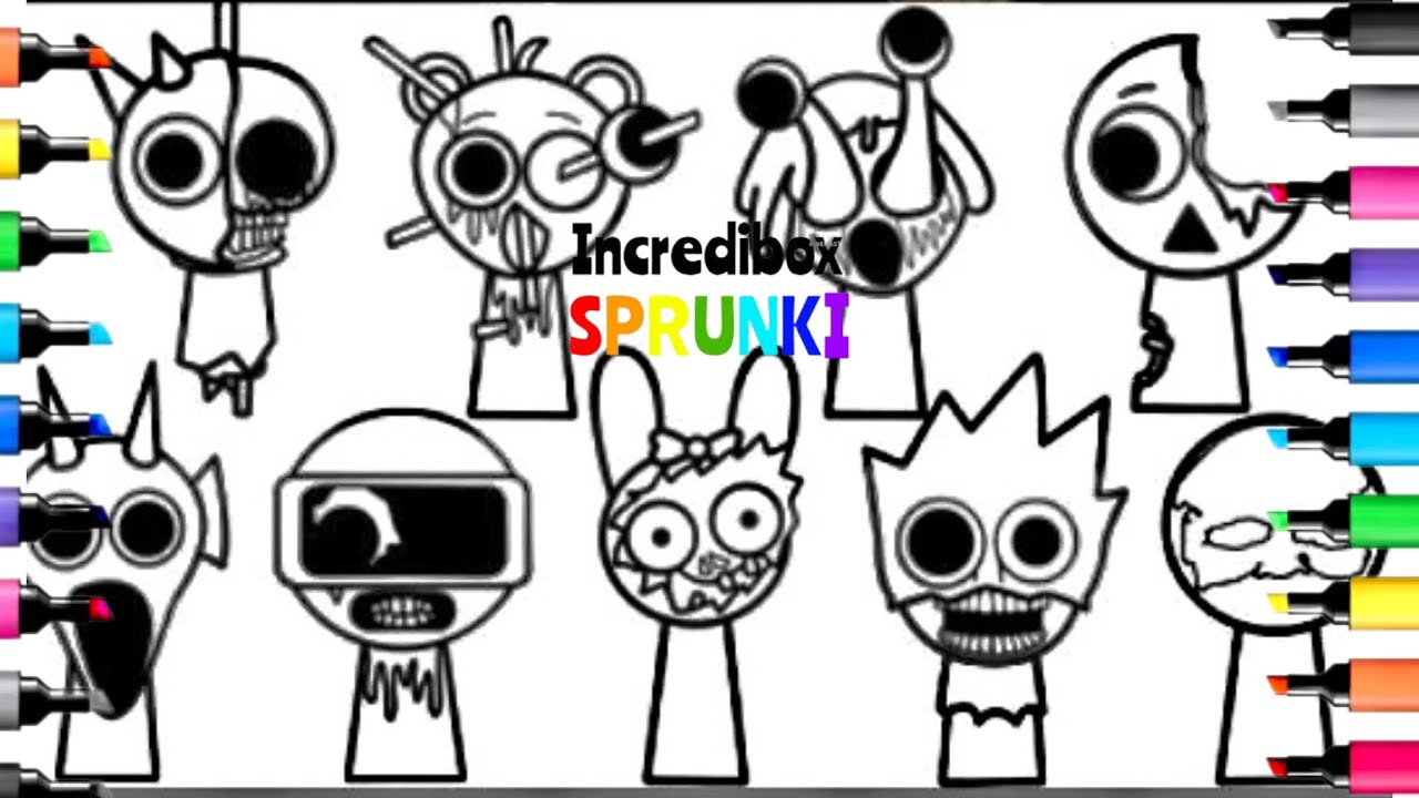 Sprunk Horror Mode: A Coloring Guide - YouTube