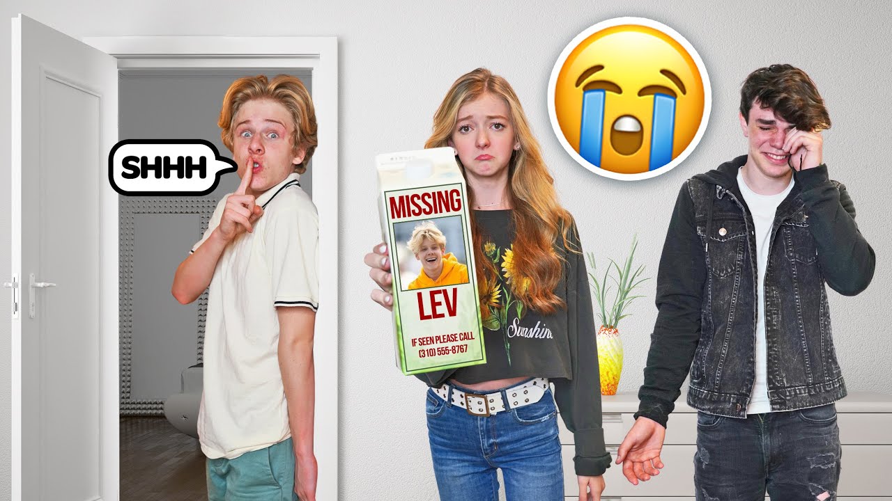 I HID FROM MY FRIENDS FOR 24 HOURS |Lev Cameron - YouTube