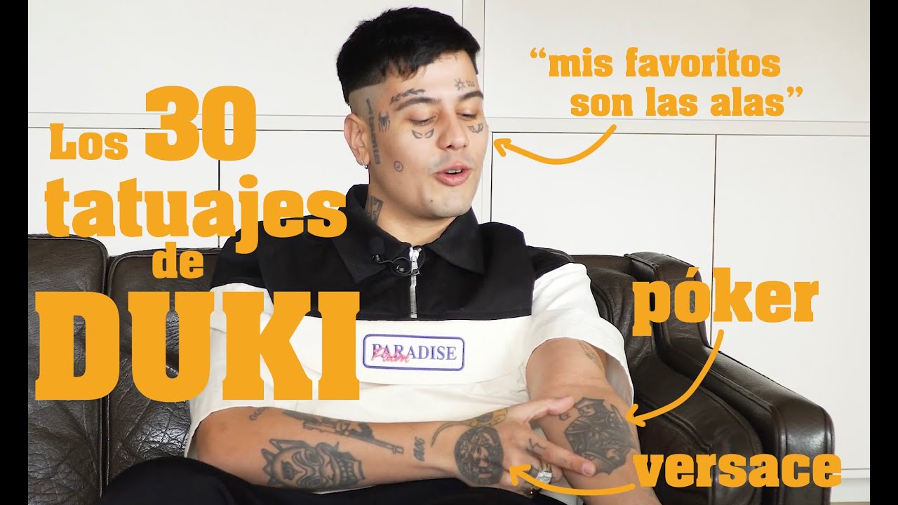 DUKI explica sus tatuajes favoritos: todos tienen significado | Esquire ...