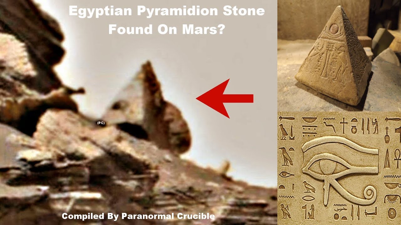 Egyptian Pyramidion Stone Found On Mars? - YouTube