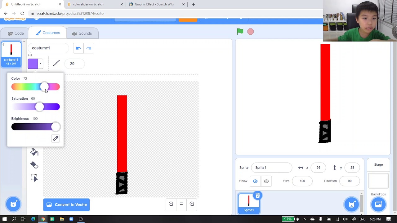 Learn Scratch 3.0 with Thawin : EP-08-Color Slider - YouTube