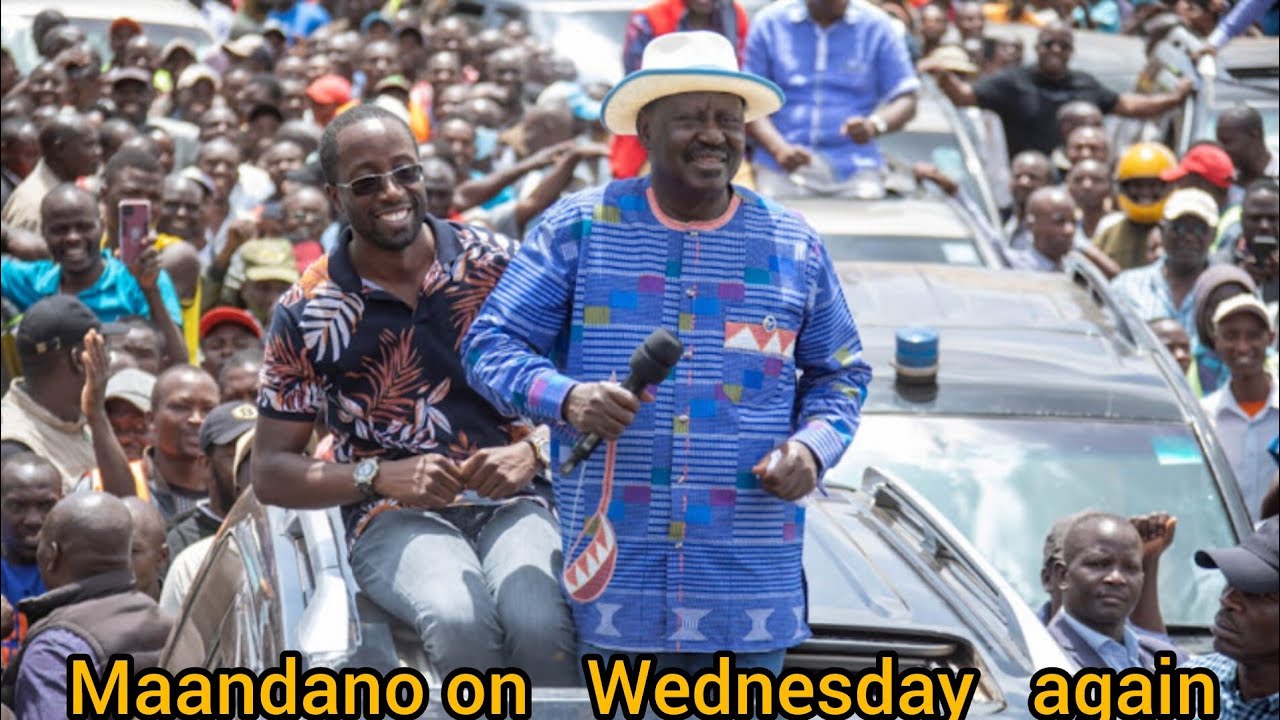 MAANDAMANO NAIROBI CITY NOW, RAILA DECLARES PROTESTS ON WEDNESDAY ...