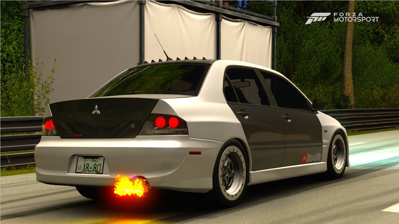 Forza Motorsport - Built Evo 9 goes Drag Racing! - YouTube