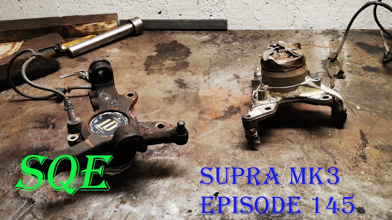 SqE - Supra mk3 - Episode 145 - Getting the front hubs ready for the ...