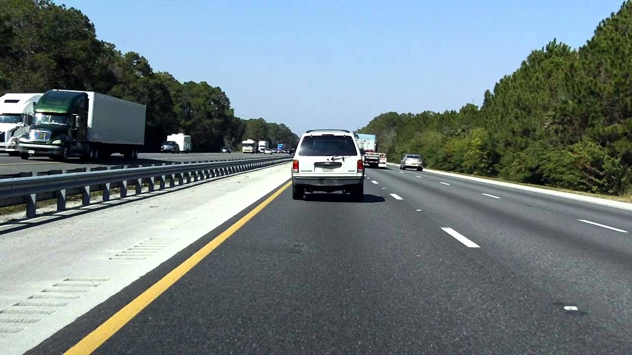 Interstate 95 - Florida (Exits 268 to 278) northbound - YouTube