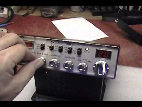 Cobra 148GTL with RFX-75 Tune-up Report - YouTube