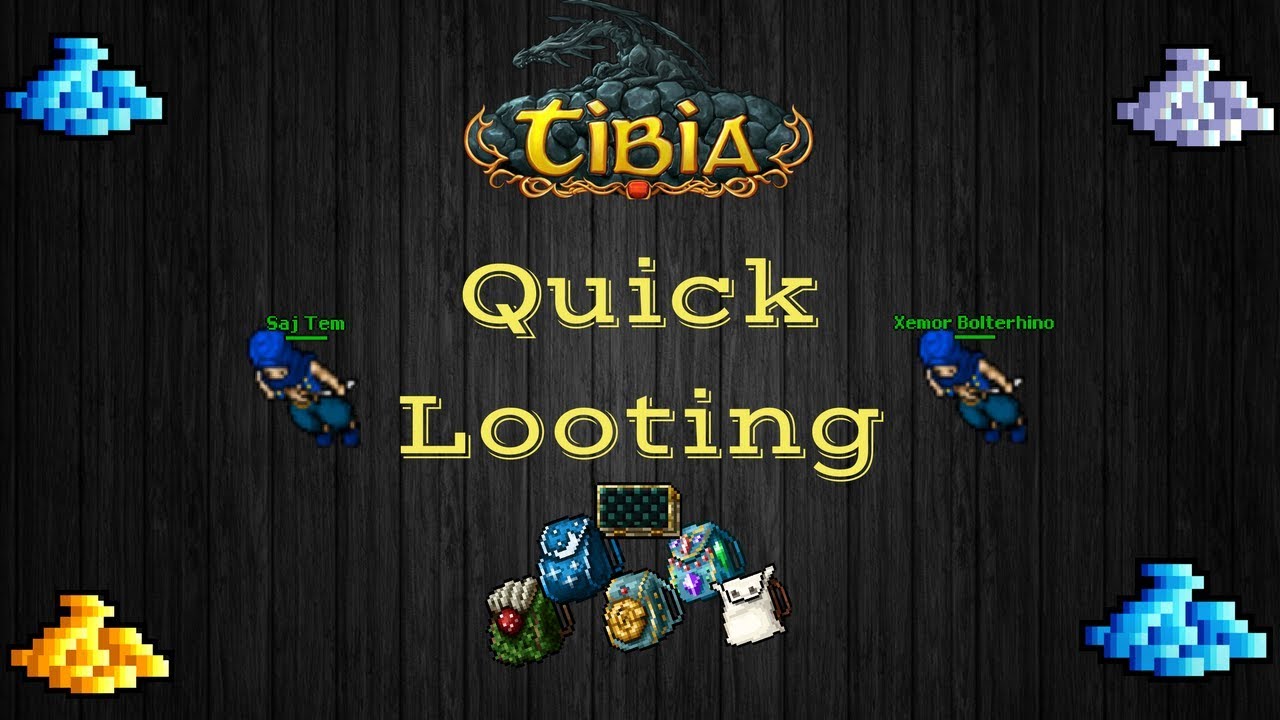 QUICK LOOTING czyli jak szybko zebrać loot? | Tibia - YouTube