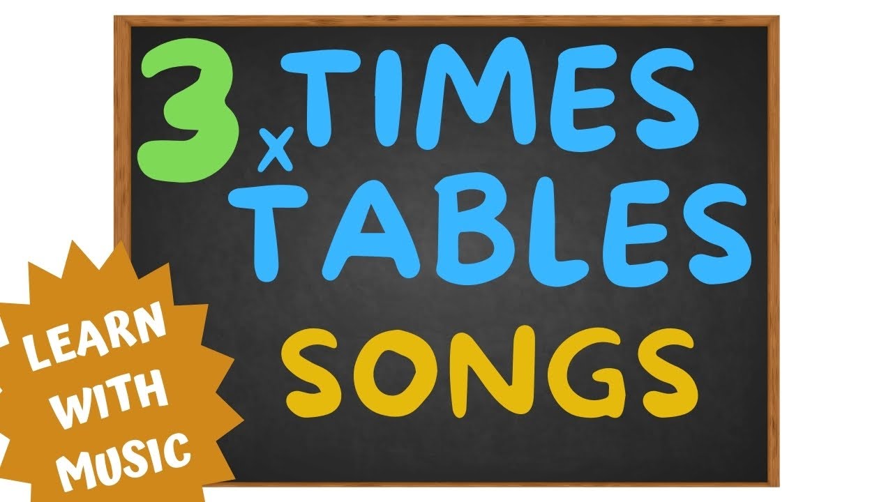 🎶 Sing Along and Master Your 3 Times Tables! 🚀#maths #kidssongs # ...