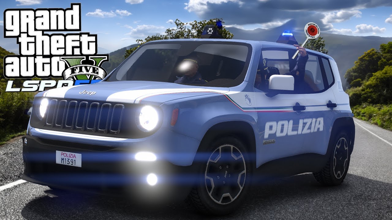 TORNO in SERVIZIO con la JEEP RENEGADE NUOVA- GTA 5 MOD LSPDFR ITA ...