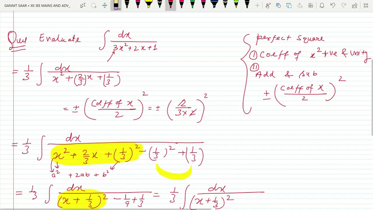 6 INDEFINITE INTEGRATION (INTEGRATION OF RATIONAL AND IRRATIONAL ...
