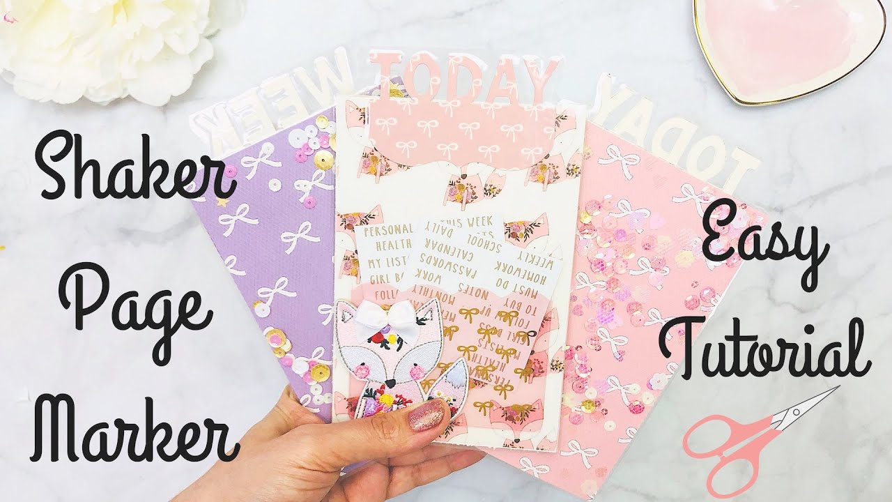 Easy Page Marker 2.0 Tutorial with Shaker - DIY Updated Version using ...
