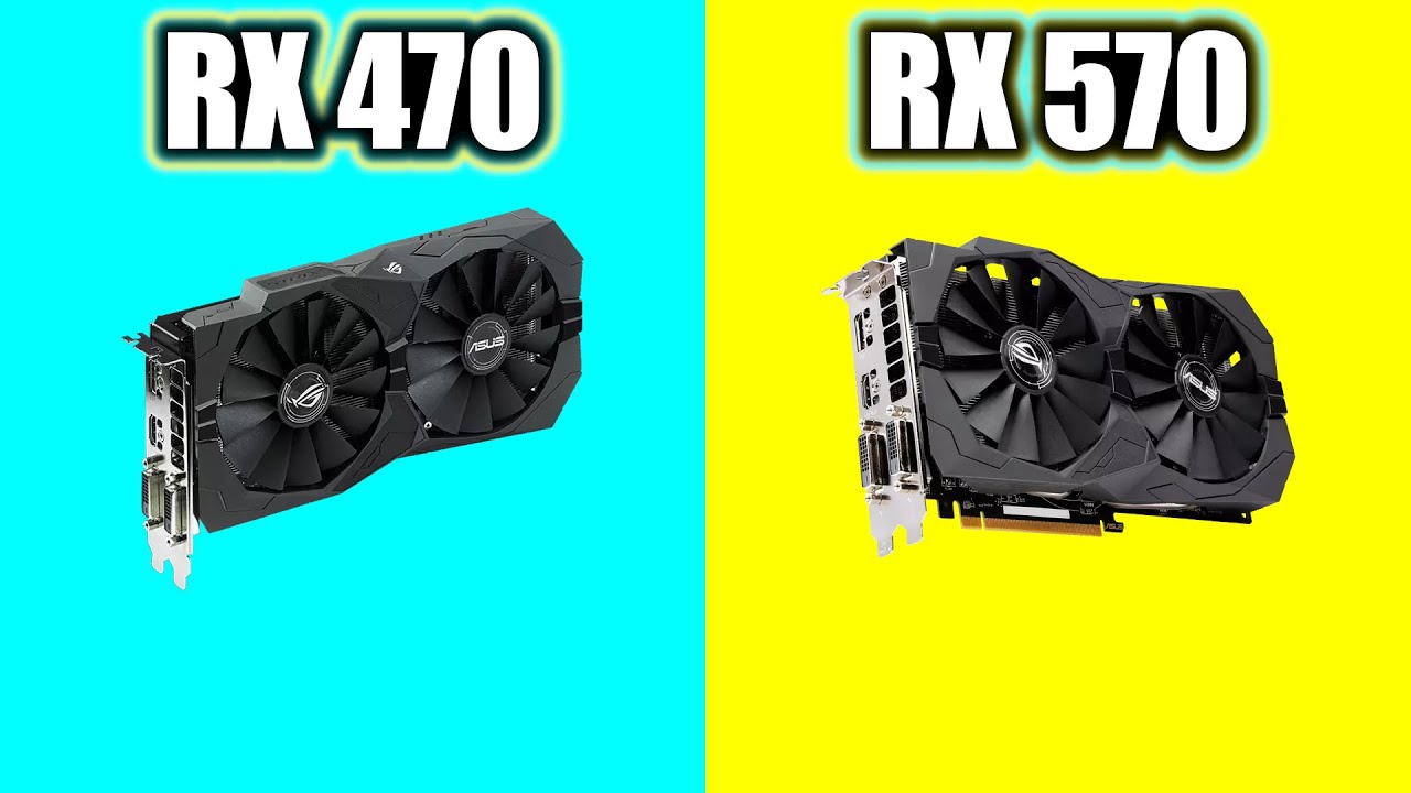 AMD Radeon RX 470 vs AMD Radeon RX 570 | Tested in 7 Games - YouTube