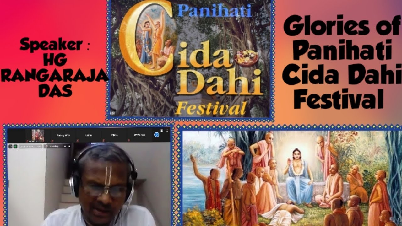 Glories of Panihati Cida Dahi Festival in TAMIL by HG Rangaraja Prabhu ...