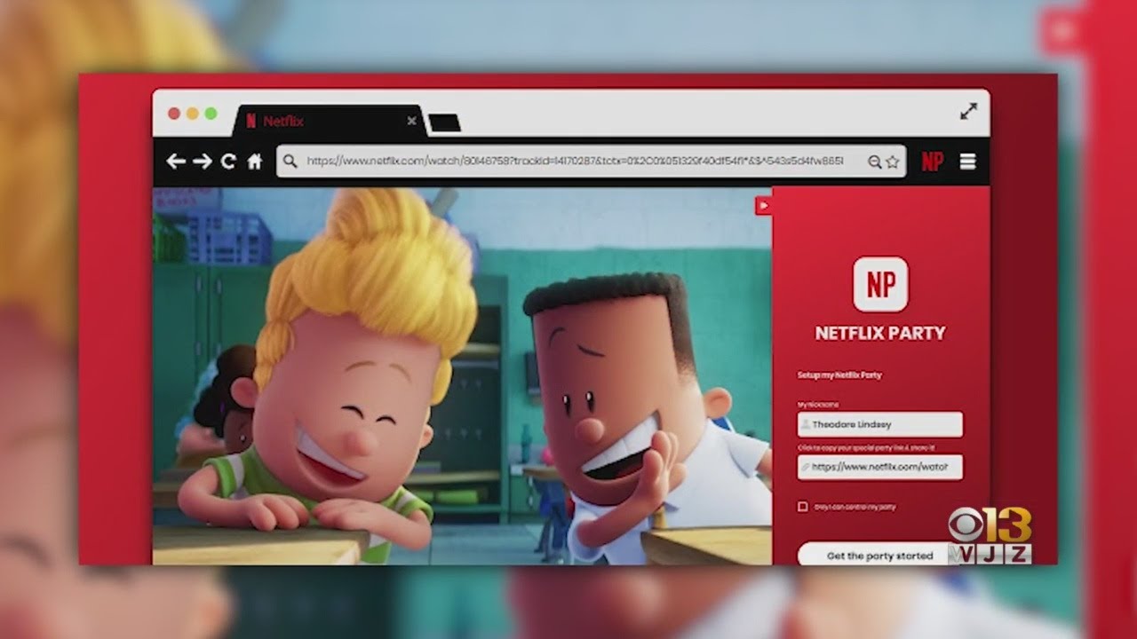 'Netflix Party' Allows For Movie Night And Social Distancing - YouTube