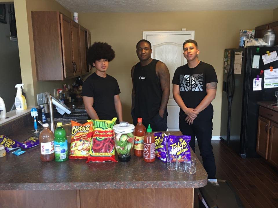 Hot cheetos AND Takis fuego BITTER MELON CHALLENGE!! (Afrogum CLONE ...