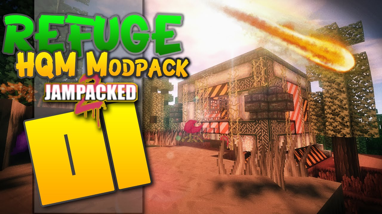 Minecraft - "REFUGE"- FTB - HQM - "The FUN HQM modpack!" - EP 01 - YouTube