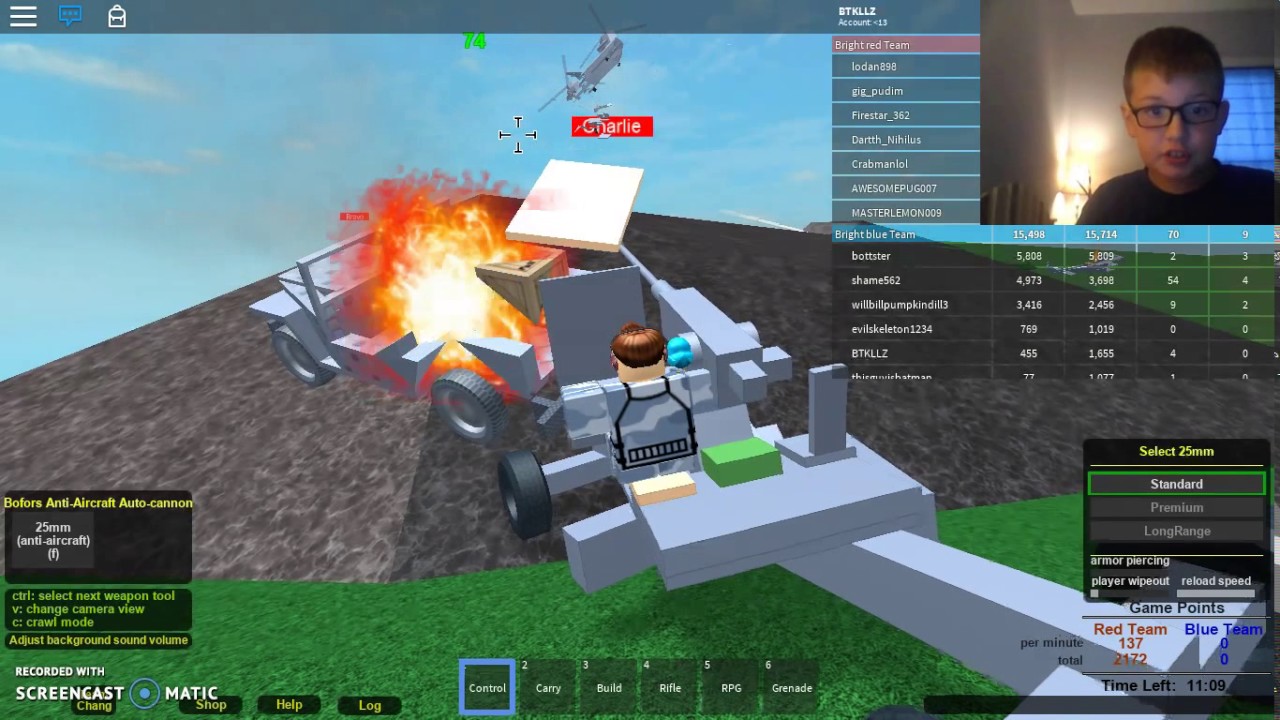 roblox war red vs blue 2 - YouTube
