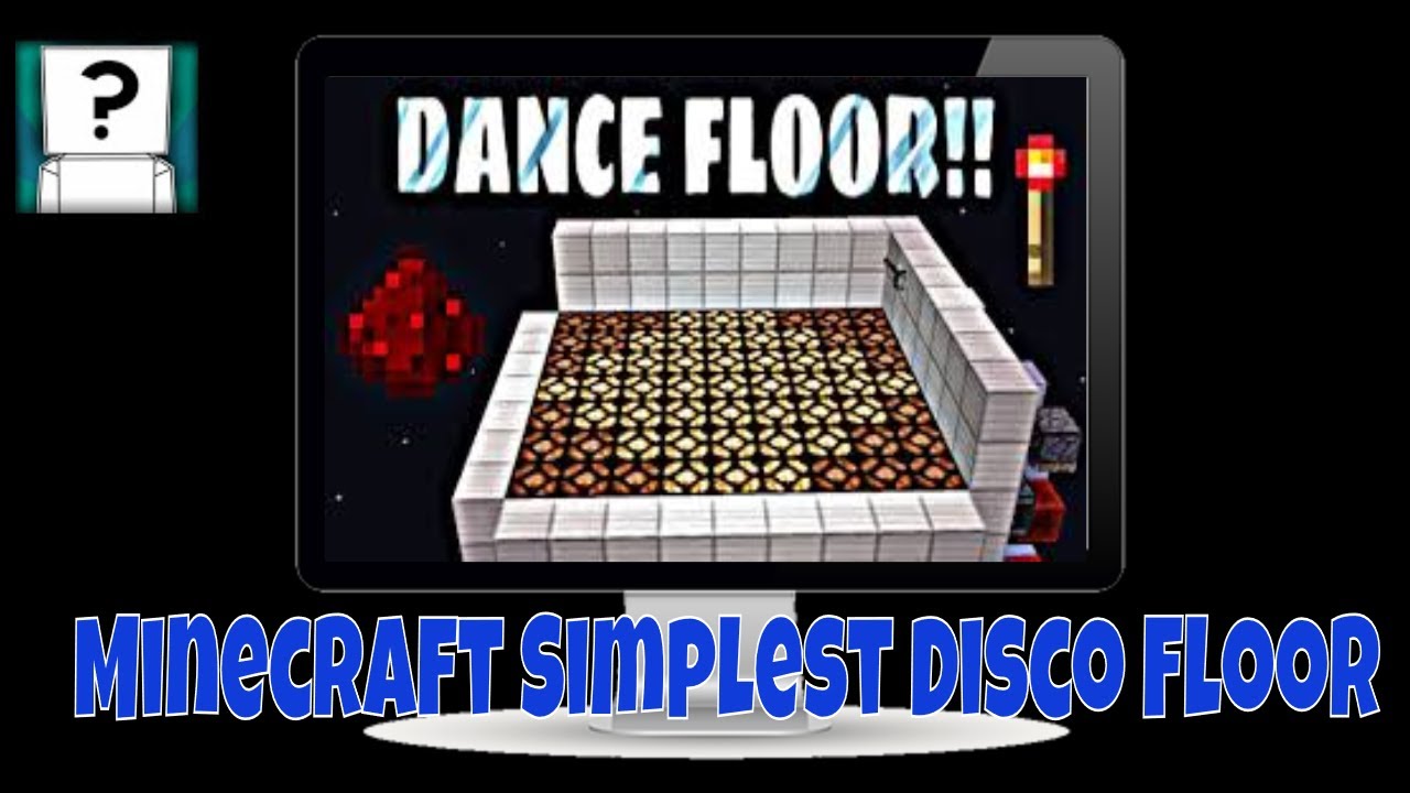 How to Build a Simple and Easy Minecraft Disco Floor!!! All Platforms ...